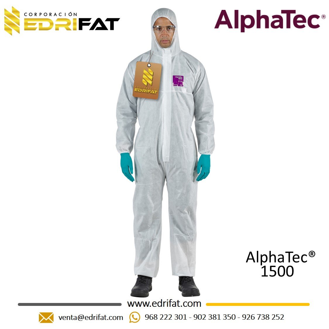 AlphaTec® 1500 STANDARD Cosido – Modelo 138 - edrifat.com